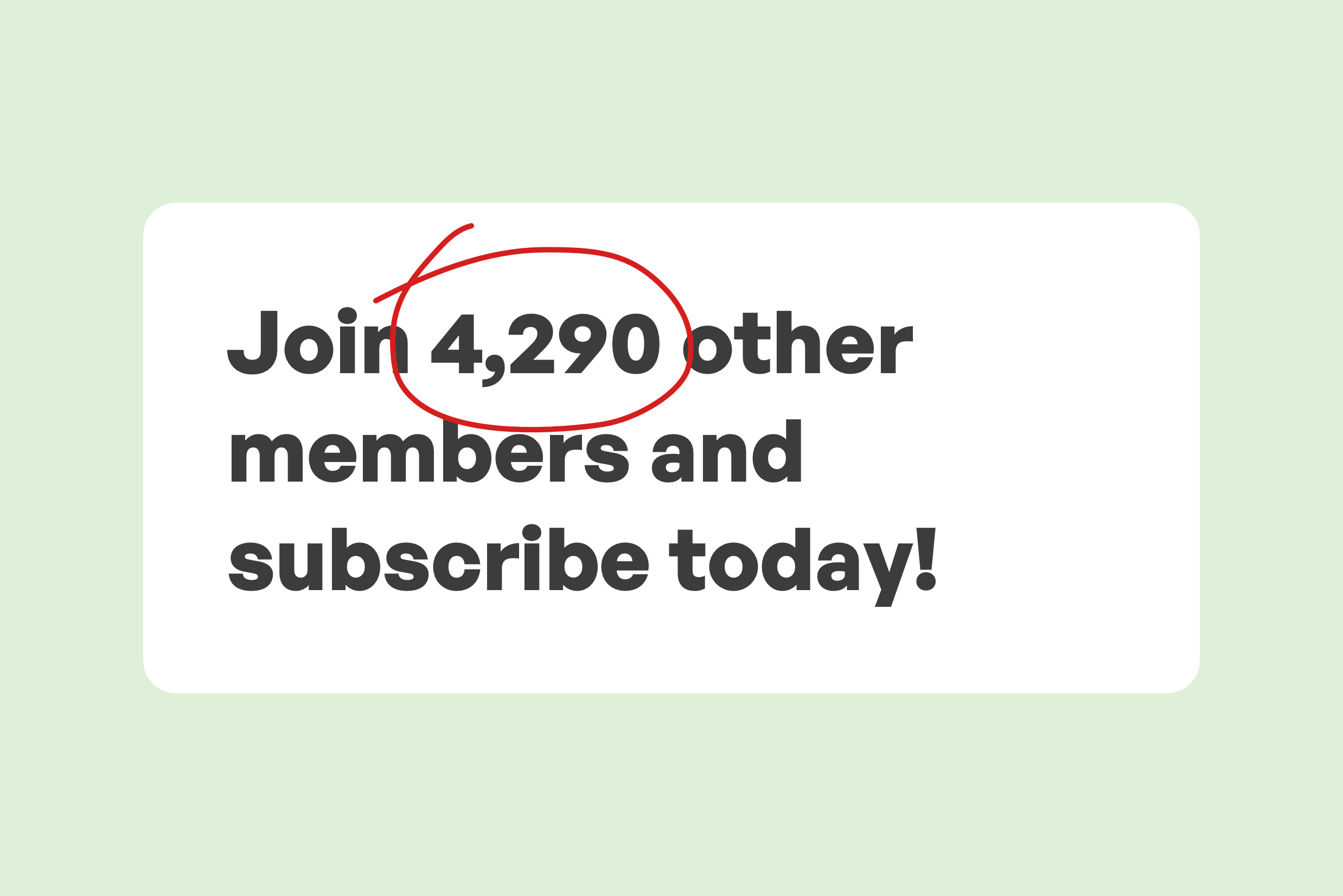 How to show your Ghost member count on your site • Codelet