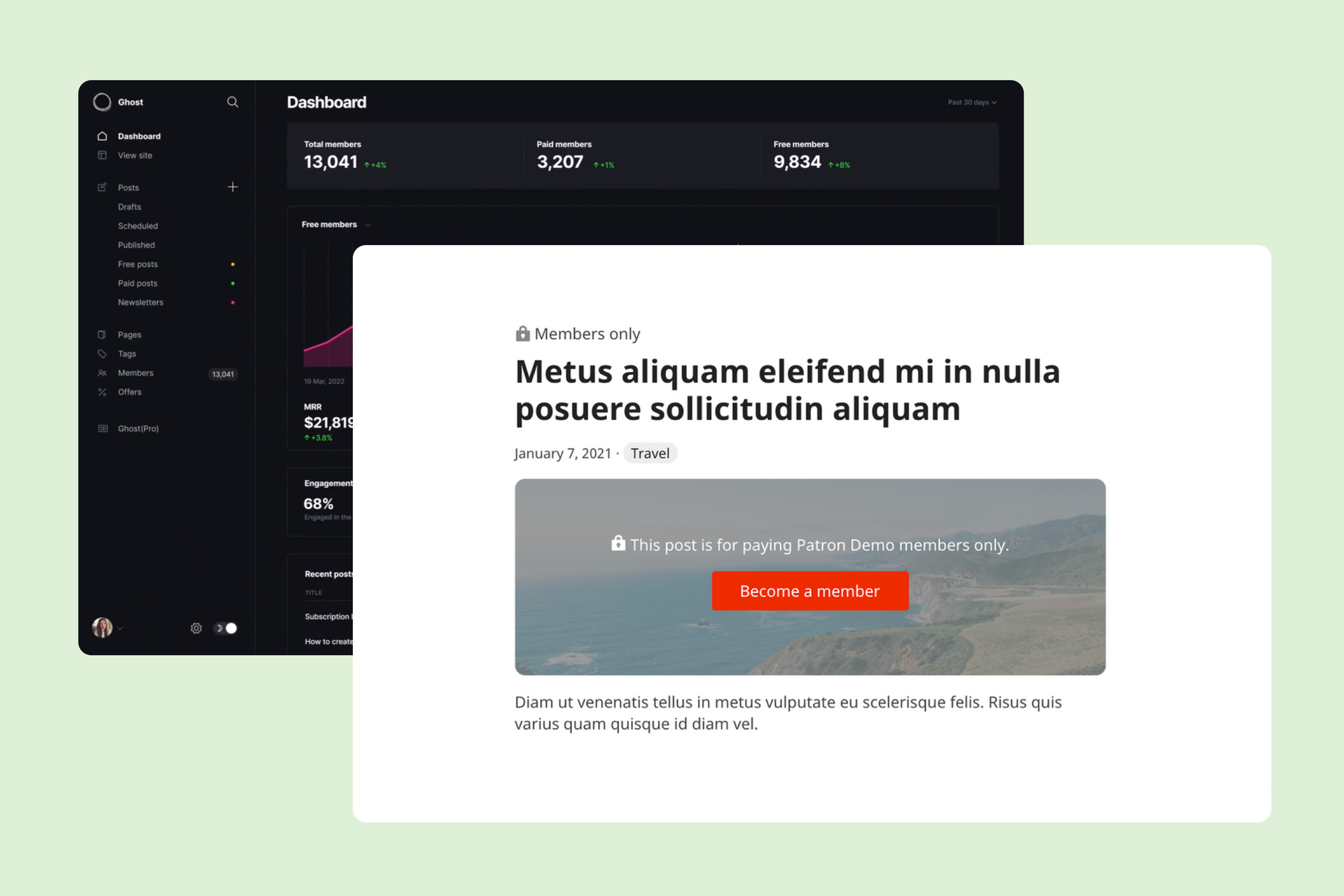How to launch your own Patreon-like site with Ghost • Codelet
